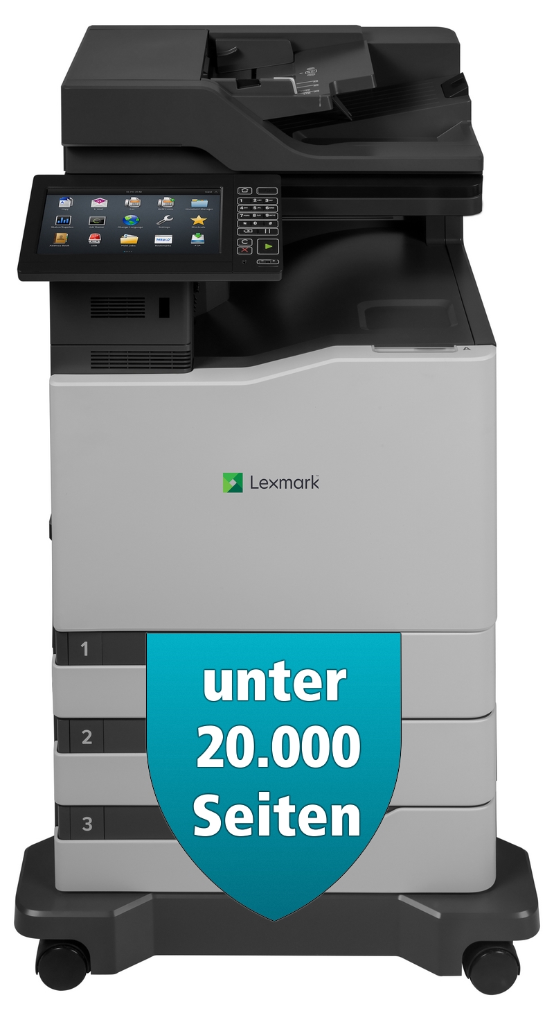 Kopierer Multifunktionsdrucker A4 Farbe Laser Lexmark CX825dte ...